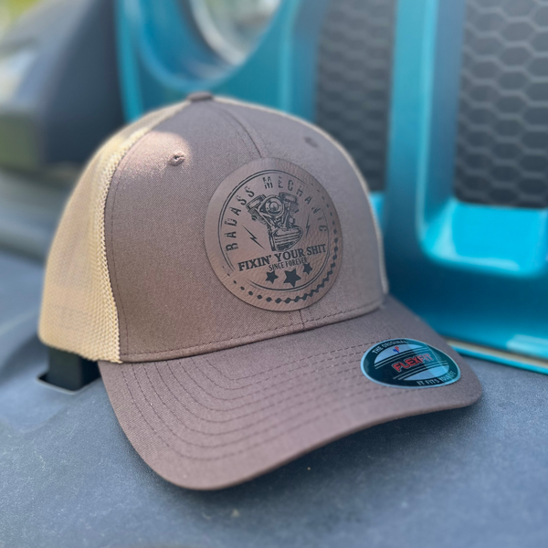 Flexfit Fitted Hats - Badass Mechanic – Jeep World