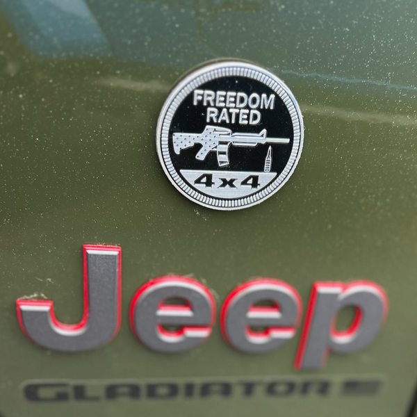 Freedom Rated Jeep Badge (Universal) – Jeep World
