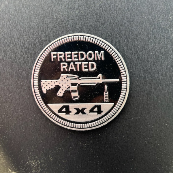Freedom Rated Jeep Badge (Universal) – Jeep World