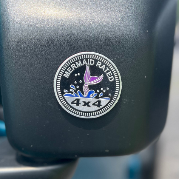 Mermaid Rated Jeep Badge (Universal) – Jeep World