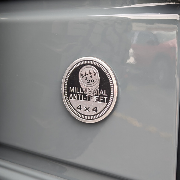 Millennial Anti-Theft Jeep Badge (Universal) – Jeep World