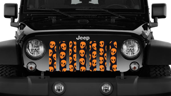 Orange Aliens Jeep Grille Insert – Jeep World