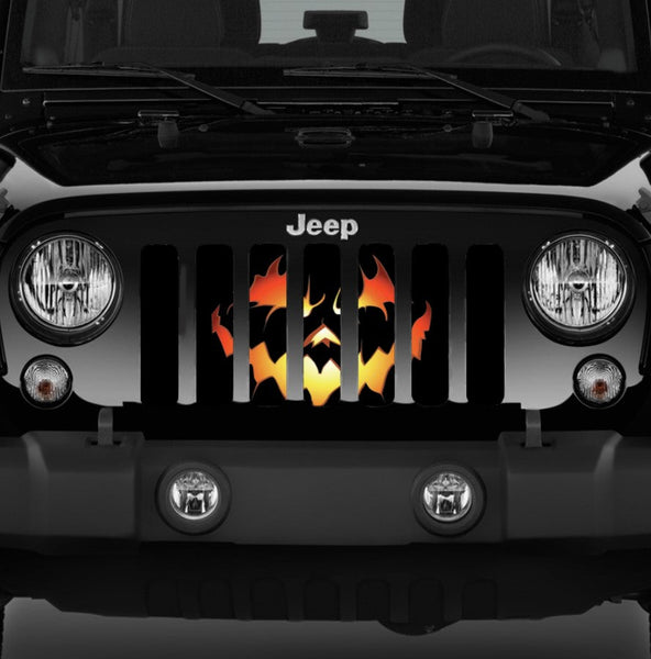 Pumpkin Face Grille Insert – Jeep World