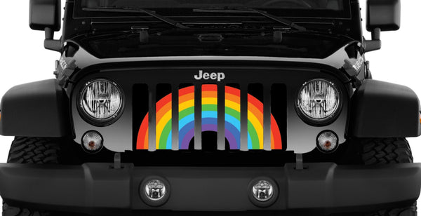 Platinum Rainbow Pride Flag Grille Insert – Jeep World