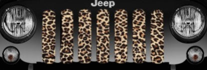Leopard Print Jeep Grille Insert – Jeep World
