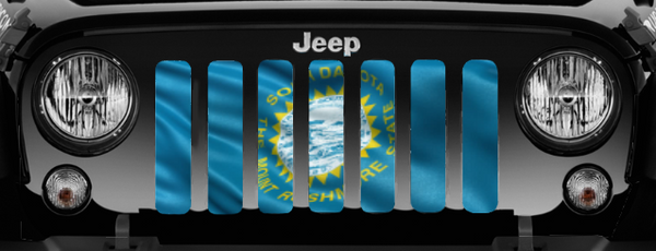 Waving South Dakota State Flag Grille Insert – Jeep World