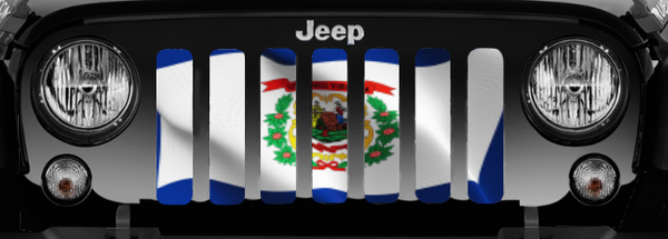 Waving West Virginia State Flag Grille Insert – Jeep World