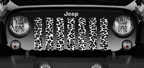 Platinum White Leopard Print Grille Insert – Jeep World
