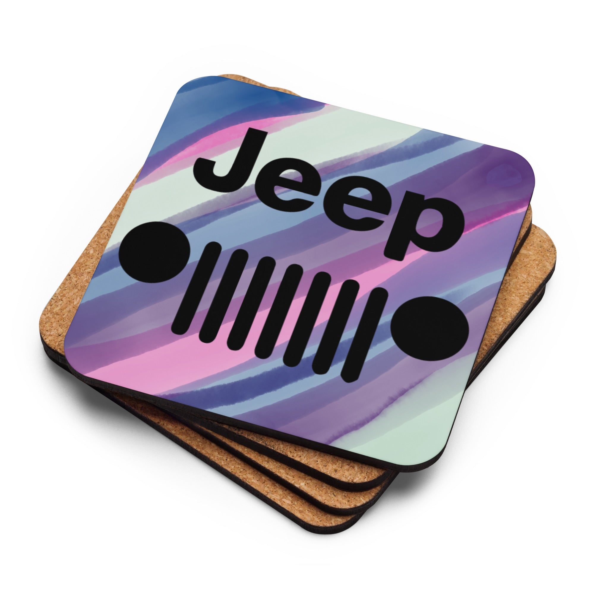 Jeep Grille Cork-back coaster – Jeep World