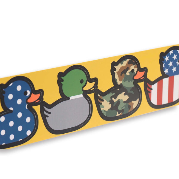 Jeep Patterned Rubber Ducks Long Adhesive Decal – Jeep World