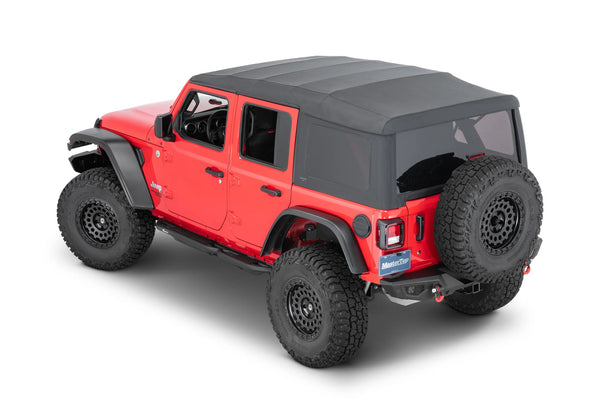 Complete Soft Top in Black Diamond by Mastertop ('18+ Wrangler JL Unli ...
