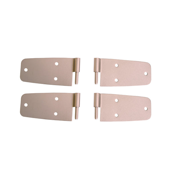 Door Hinge Kit, Satin Stainless Steel, For CJ/Wrangler YJ (1976-93 ...