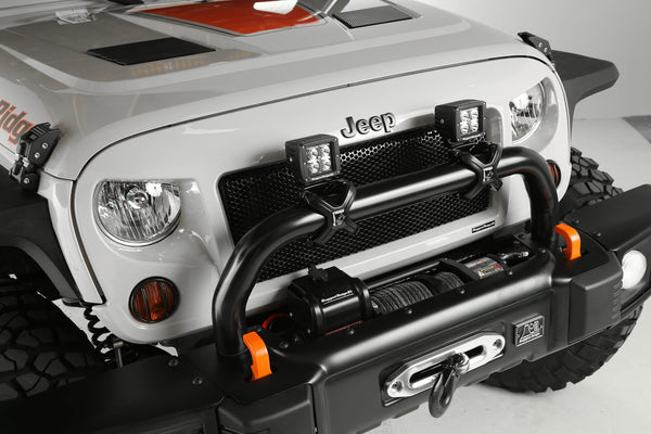 Grille Insert Kit, Dual 3.5" LEDs For Jeep Wrangler – Jeep World