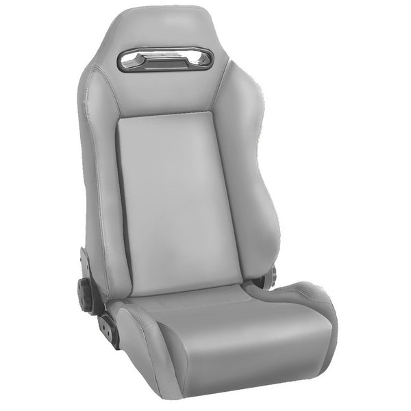 Sport Front Seat, Reclinable, Gray, For 1976-2002 Jeep Wrangler - 13405 ...