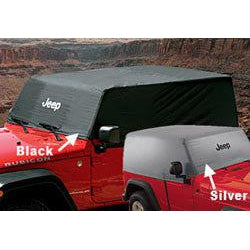 Mopar Silver Heat Reflective Cab Cover w/ Jeep Logo-2 Door JK ...