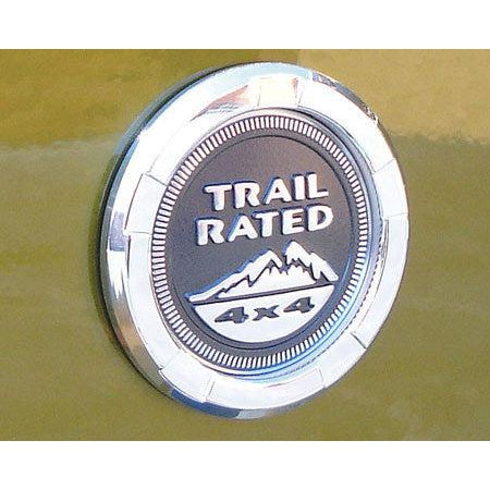 RealWheels Trail Rated Logo Surround-RW220-1-J ('07-'18 Wrangler JK ...